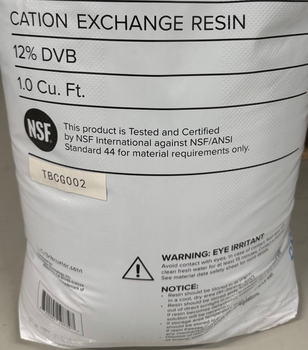 12% Crosslink Resin 1.0cu.ft – Canadian Water Treatment Systems