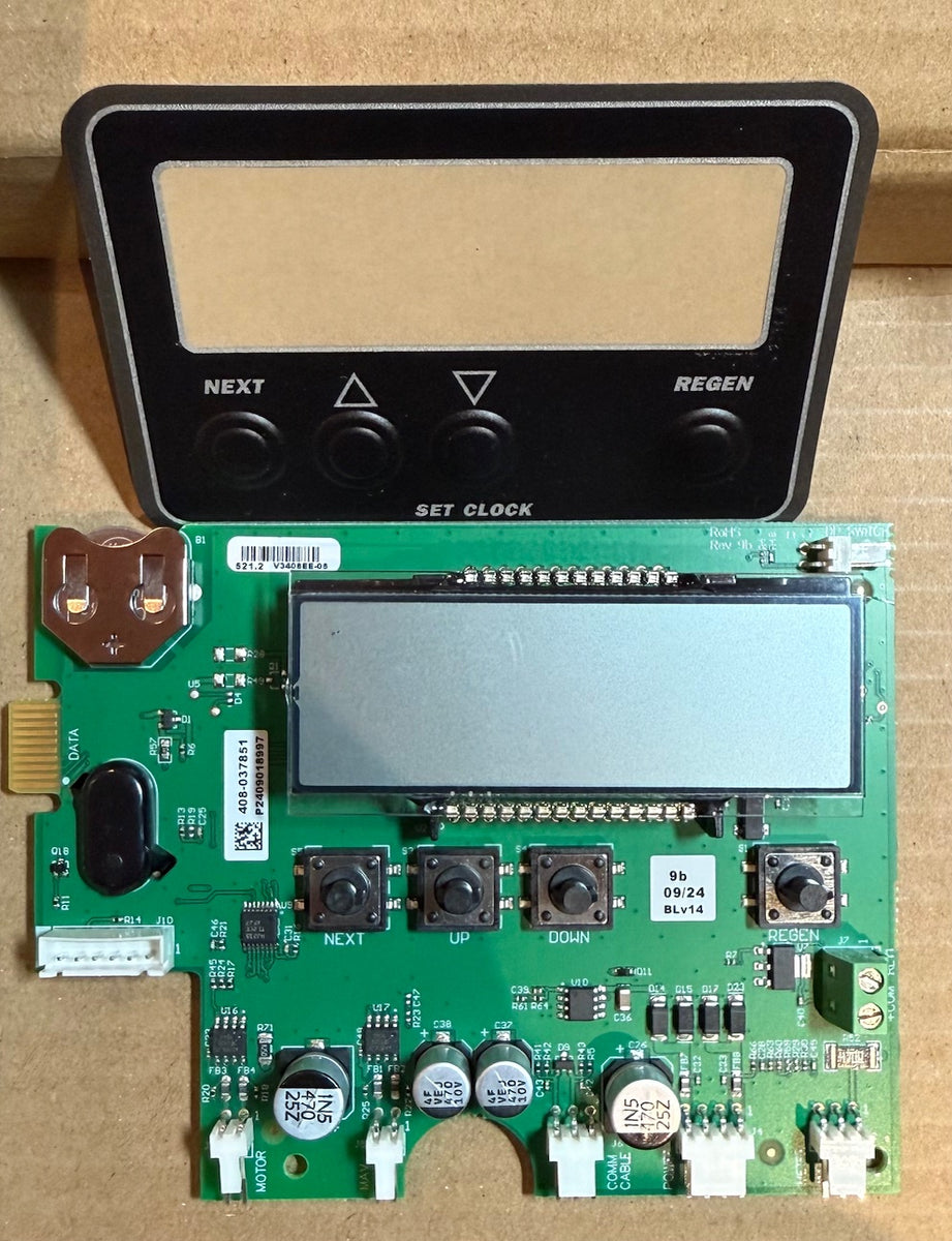 Clack WS1 circuit board V3408EA V3408EE – Canadian Water Treatment Systems