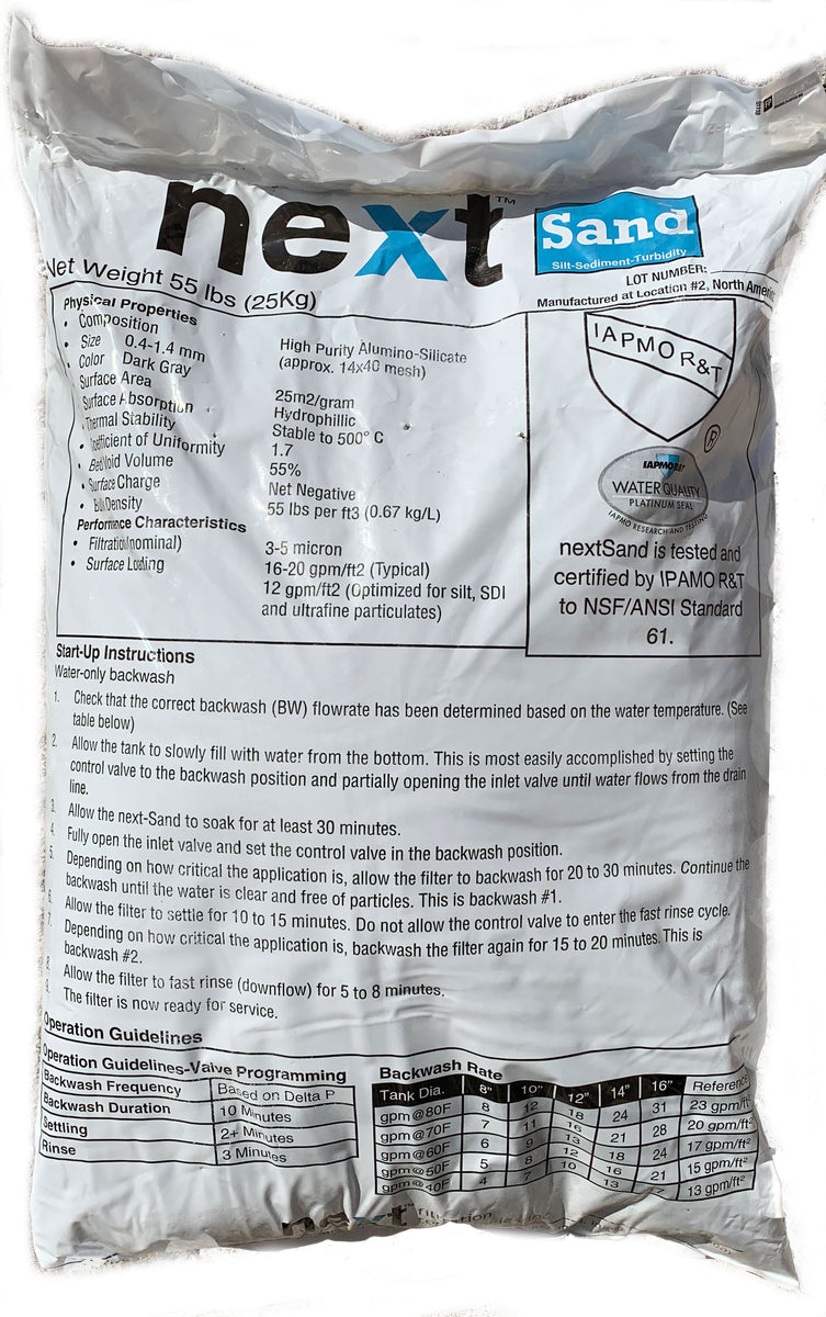 NEXTSAND FILTER MEDIA – Canadian Water Treatment Systems